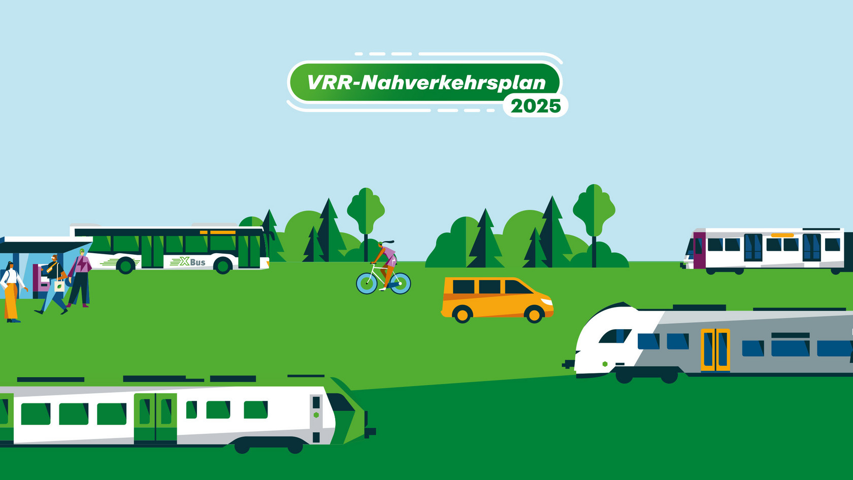 Der Schiene gehört die Zukunft: VRR stellt Zielnetz 2040 vor | VRR